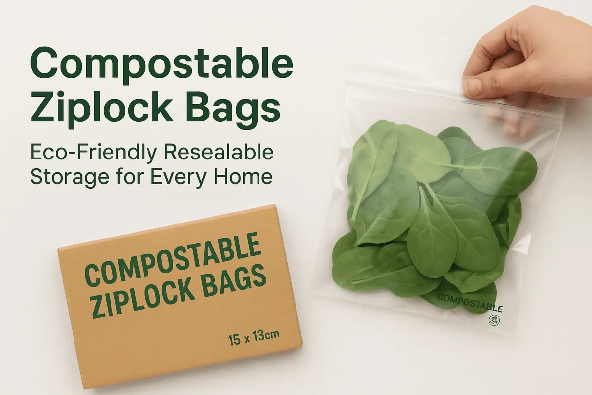 Compostable Ziplock Bags – Eco-Friendly Resealable Storage ...